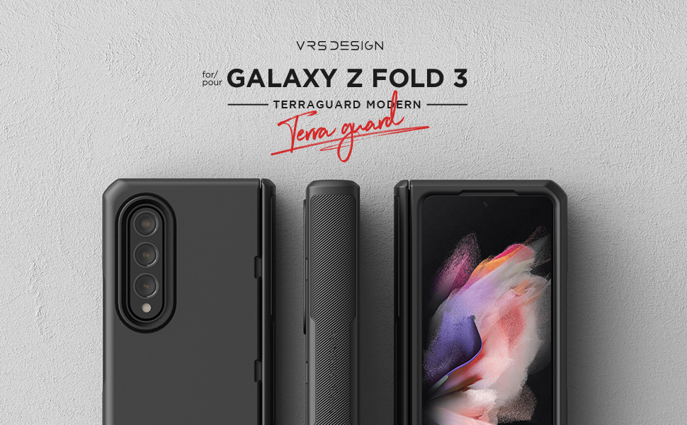Amazon.com: VRS DESIGN Terra Guard Modern Phone Case for Galaxy Z Fold 3, Semi-Auto Hinge ...
