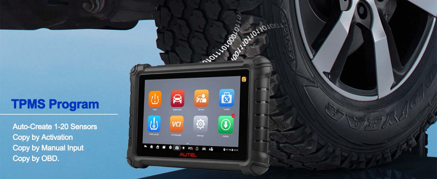 Amazon.com: Autel MaxiTPMS TS900 Diagnostic Scanner with $230 8PCS MX ...