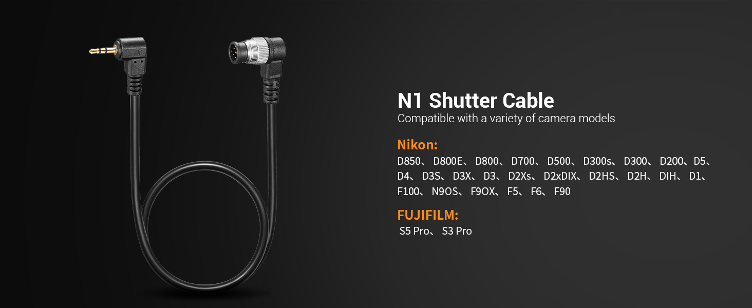 Godox TR Series Wireless Shutter Release Kit for Nikon, Built-in 2.4G Wireless Timer Remote ...