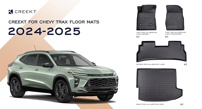 Amazon.com: Floor Mats for Chevy Trax 2026 2025 2024 | All-Weather Car ...