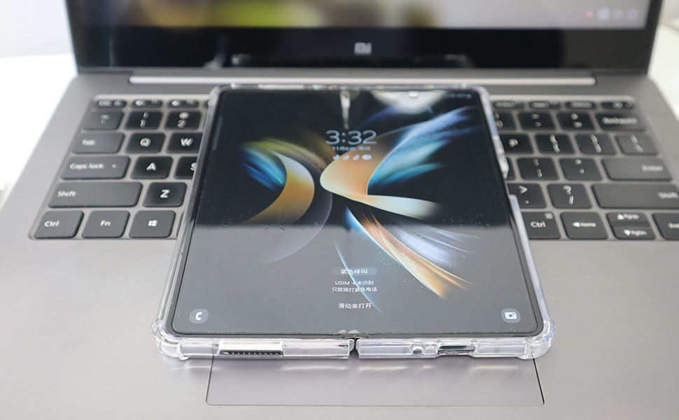 Amazon.com: ioiFour for Samsung Galaxy Z Fold 4 Magnetic Clear Case, Compatible with Wireless ...