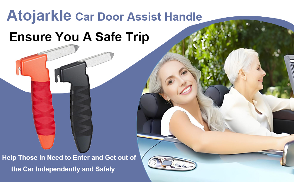 Amazon.com: 2 Pack Car Door Handles for Elderly, Door Grab Handle ...
