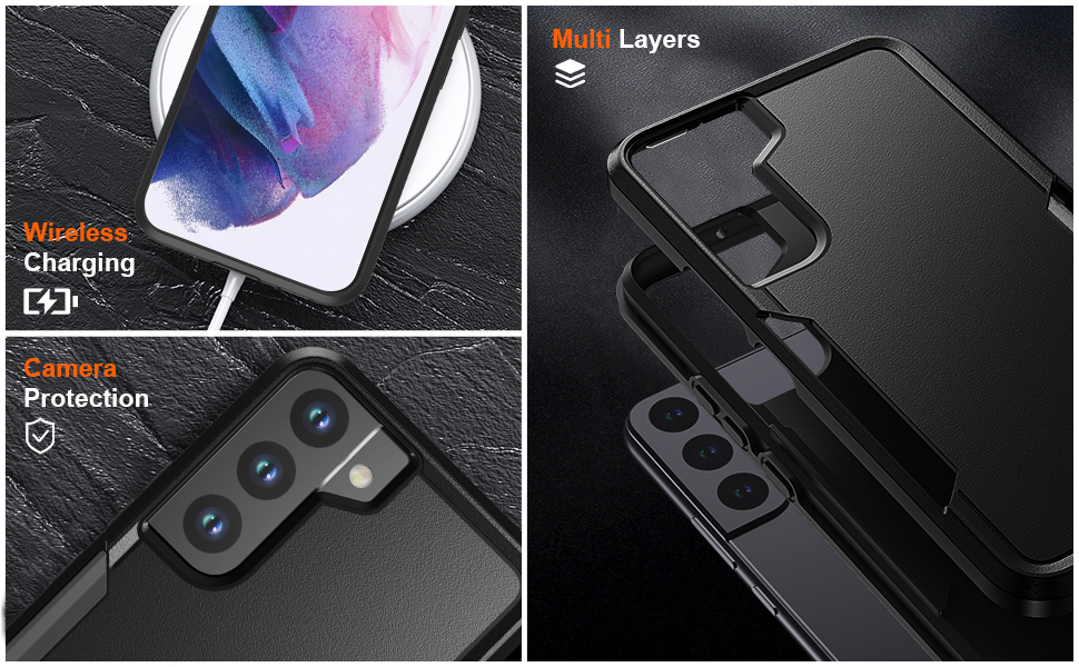 Amazon.com: for Samsung Galaxy S22 Case, Galaxy S22 Case with HD Screen Protector [Military ...