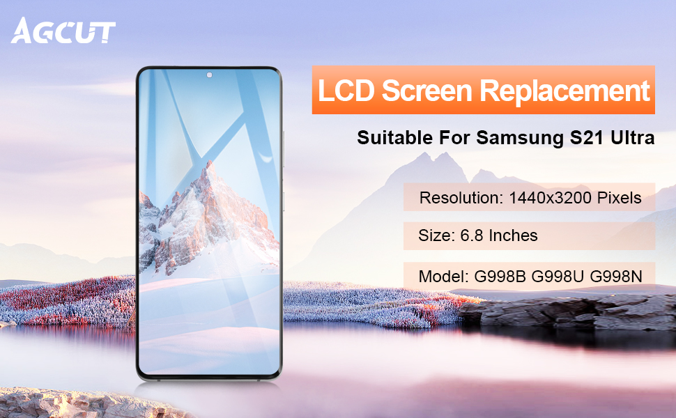 Amazon.com: OLED for Samsung Galaxy S21 Ultra 5G Screen Replacement for S21 Ultra LCD Display ...