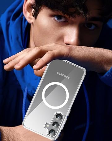 Amazon.com: Oterkin Magnetic for Samsung Galaxy S25 Ultra Case Matte [Compatible with MagSafe ...