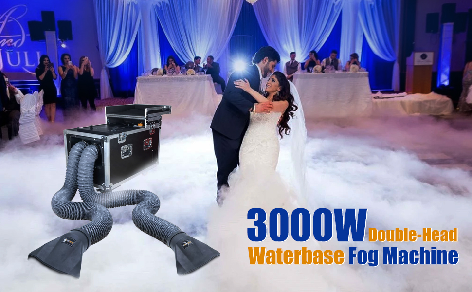 Amazon.com: MOKA SFX Moka SFX Low Lying Fog Machine 3000w WaterBase ...