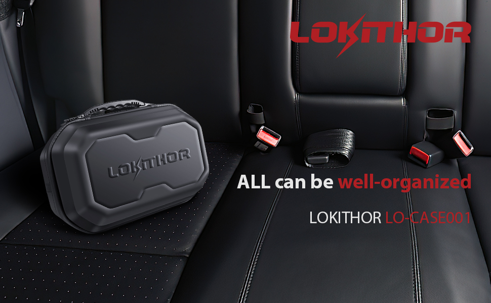Amazon.com: LOKITHOR JA-Series Bag EVA Protection Case for JA300/JA301/JA302/JA400 Jump Starter ...