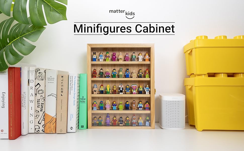 Amazon.com: Matterkids Minifigure Display Case, Lego Building Block Toy Miniature Action Figure ...