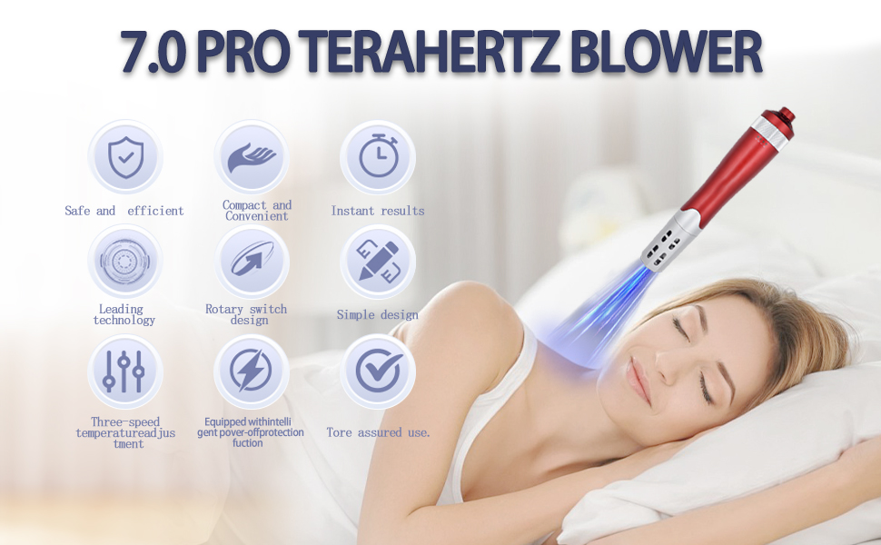Amazon.com: Generic 7.0pro Terahertz (THZ) Therapeutic Blow Wand/Electric Massage/Quantum ...