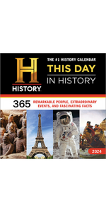2024 History Channel This Day in History Boxed Calendar: 365 Remarkable People, Extraordinary ...