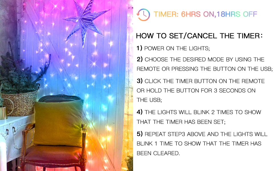 Amazon.com: suddus Curtain Lights for Bedroom, 192 Led 8.3ft x 5.25ft ...