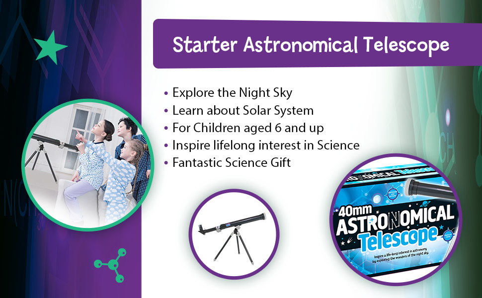 Science Mad 40mm Astronomical Telescope For Kids - Learn Astronomy With ...