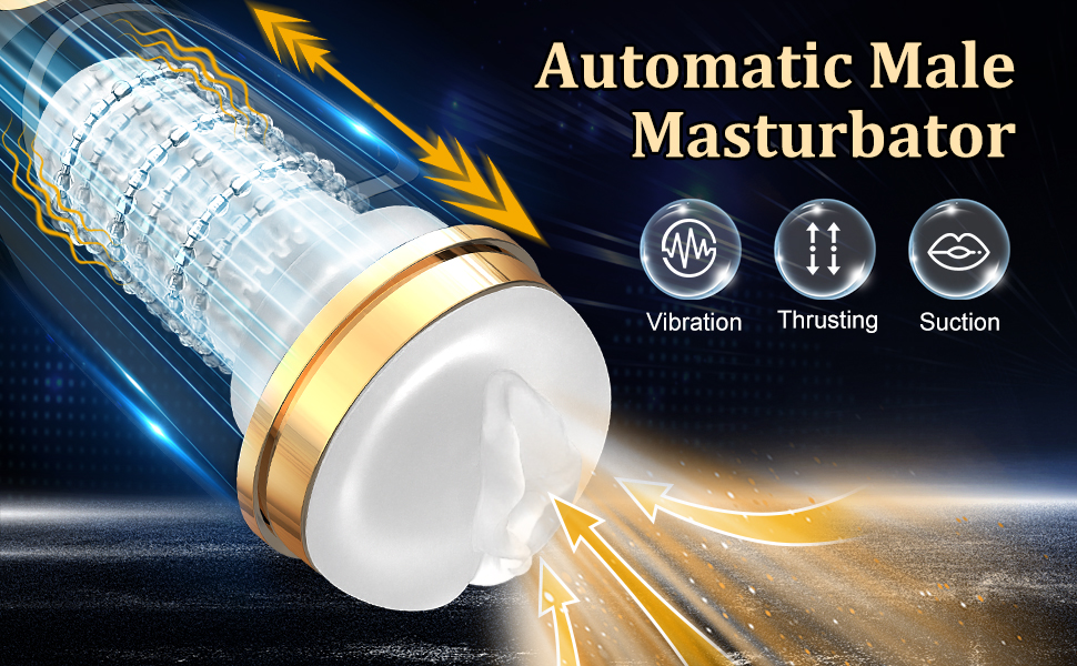 Automatischer Elektrischer Masturbator Cup mit 10 Modi Teleskopfunktion 7 Saugmodi,Sex Spielzeug ...