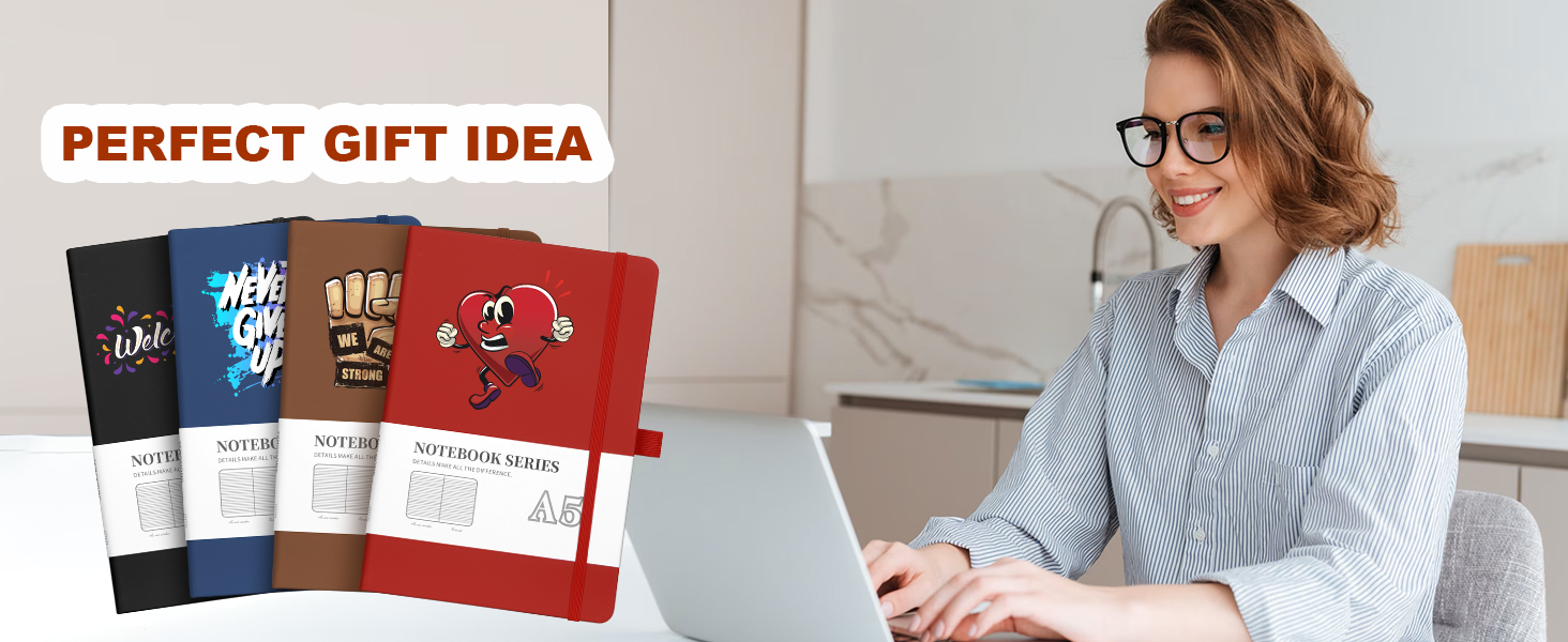 Amazon.com : ENOMY Personalized Journal Notebook with Logo/Text/Photo ...