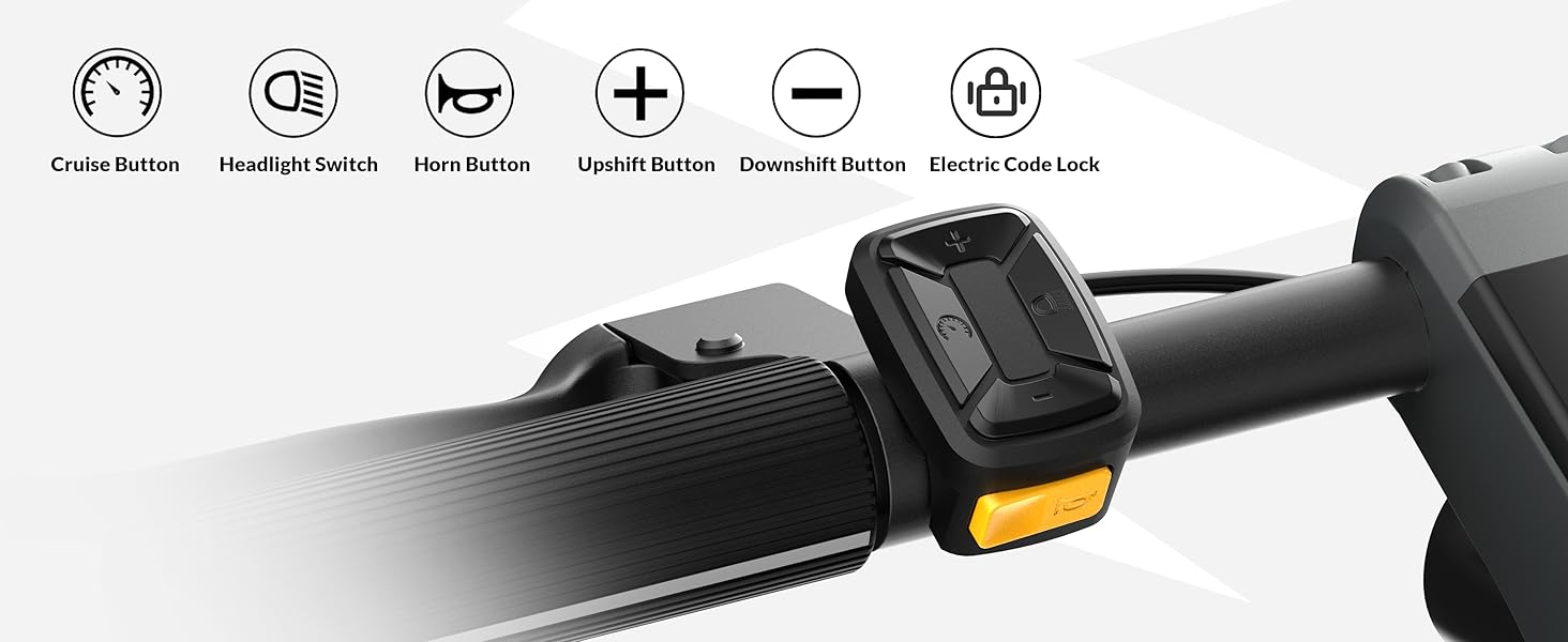 Electric Scooter ZD01, 500W Peak Motor & 30 KM/H Electric Scooter Adults, 19-24 KM Range ...