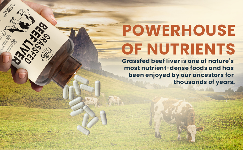 Amazon.com: Grass Fed Beef Liver 180 Capsules, Freeze Dried Beef Liver ...