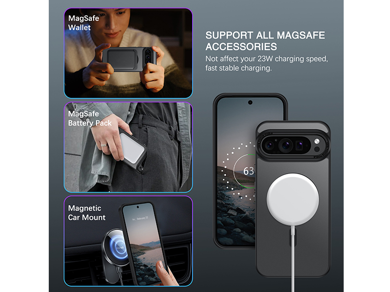 Amazon.com: BENTOBEN Magnetic for Google Pixel 9 Pro XL Case, Pixel 9ProXL Phone Case Compatible ...