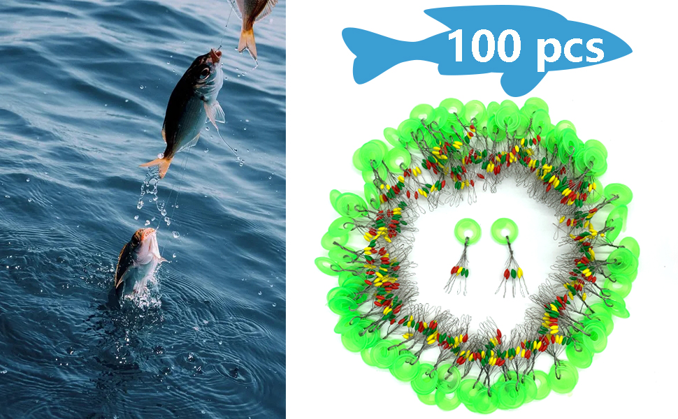 DHER Gummi Angeln Bobber Stopper Gummistopper Schnurstopper Angeln Gummiperlen 100 Stück Gummi ...