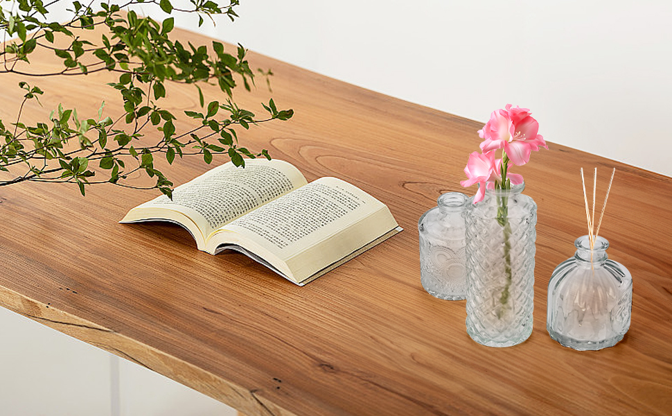 Amazon.de: Cieex Kleine Glasvase Set, 12St kleine Vasen für Tischdeko, Tischvase Vintage Deko ...