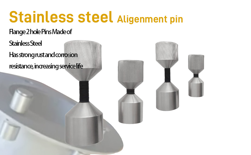 Flange Two Hole Pins 1-1/8” Two Hole Alignment Pins & 1-5/8” Two Hole ...