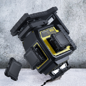 Firecore 4 x 360° Laser Level with Lithium Ion Battery, Green Self ...