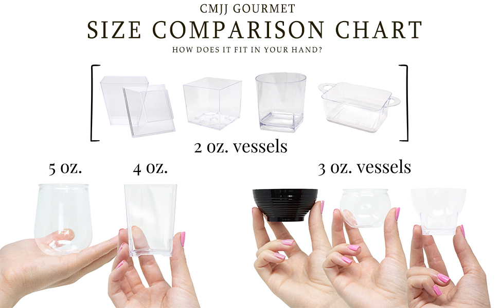 Amazon.com | 48 Pack 3 oz. Sphere Mini Dessert Cups Parfait ...