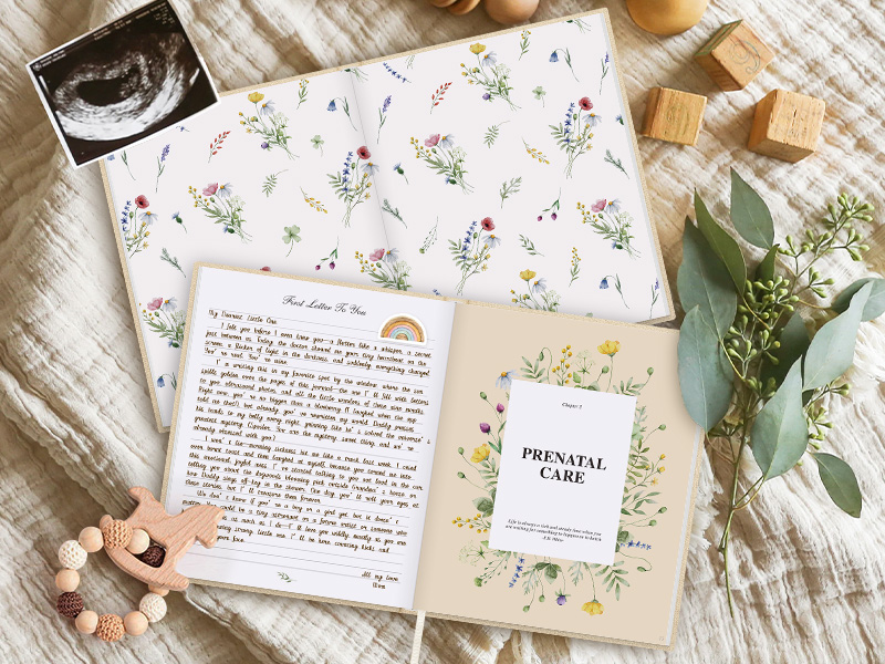 Amazon.com: Lanpn My Pregnancy Journal Memory Book for First Time Mom ...