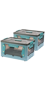 Amazon.com - BTSKY 2 Pack Collapsible Storage Bins with Double Side ...