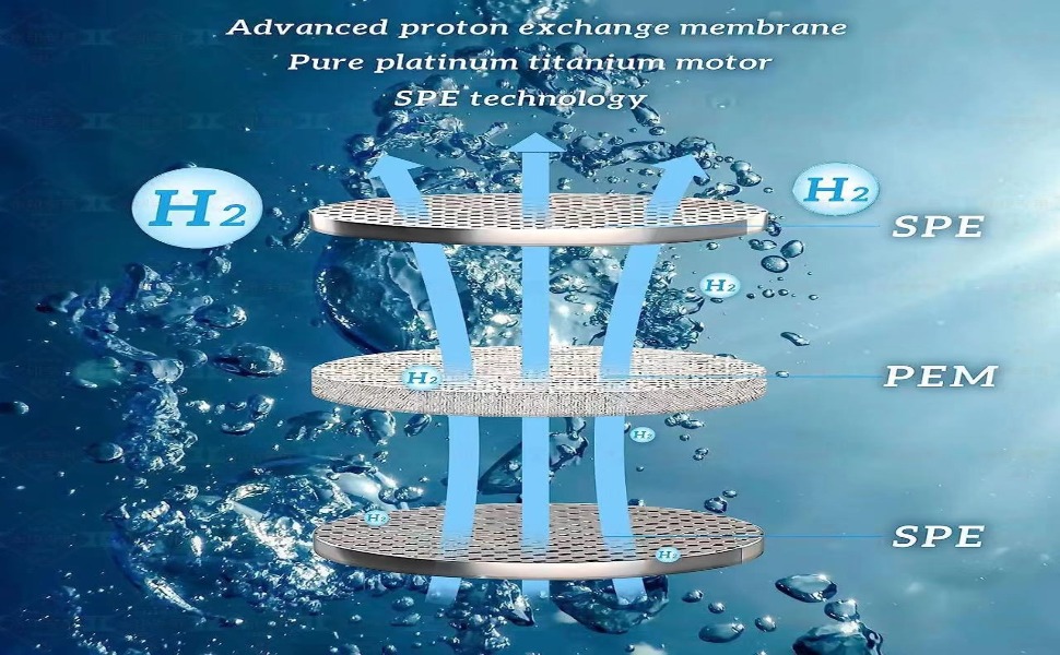 Amazon.com: Yostyle Hydrogen Water Bottle with PEM SPE Technology, Rechargeable Hydrogen Water ...