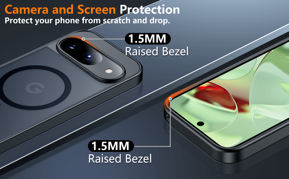 Amazon.com: teloxy Magnetic for Google Pixel 9 Pro Case/Google Pixel 9 Case,[Military Drop ...