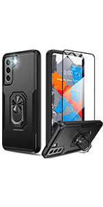 Amazon.com: Oterkin for Samsung Galaxy S21 FE Case, Heavy Duty Military Grade Shockproof Case ...