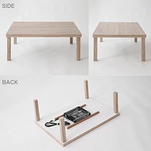 Amazon.co.jp : LOWYA ロウヤ コタツ こたつ リバーシブル天板 長方形 幅75cm 一人暮らし 机 デスク こたつテーブル テーブル センターテーブル 木目調 カジュアル ...