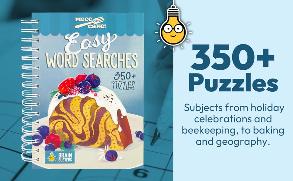 Amazon.com: Piece of Cake Easy Word Searches: More than 350 puzzles for ...