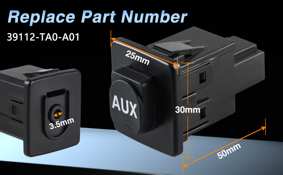 Amazon.com: KPALAG Aux Port Auxiliary Input Jack Assembly, Audio Auxiliary Port Adapter ...