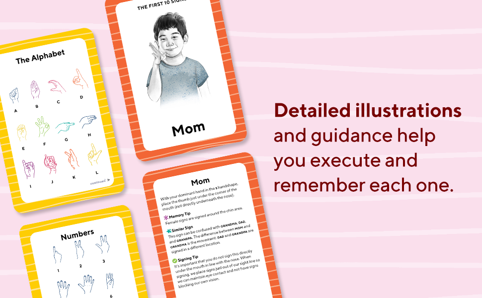 American Sign Language Flash Cards for Kids: 101 Easy ASL Signs for ...
