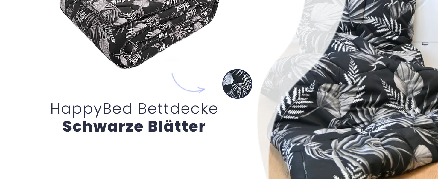 HappyBed - 240x220 cm - Waschbare Bettdecke ohne Bezug - Bedruckte Bettdecke - Bettwäsche ...