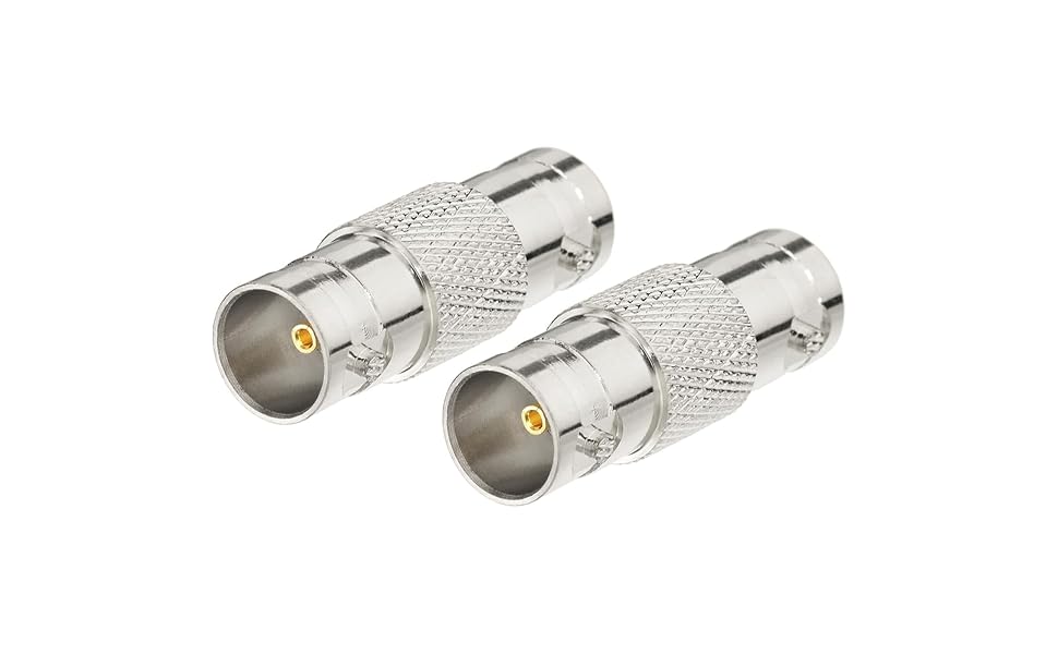 Amazon.com: Yuslao BNC Connector Adapter 75 Ohm SDI Connector BNC Female to Female Barrel ...