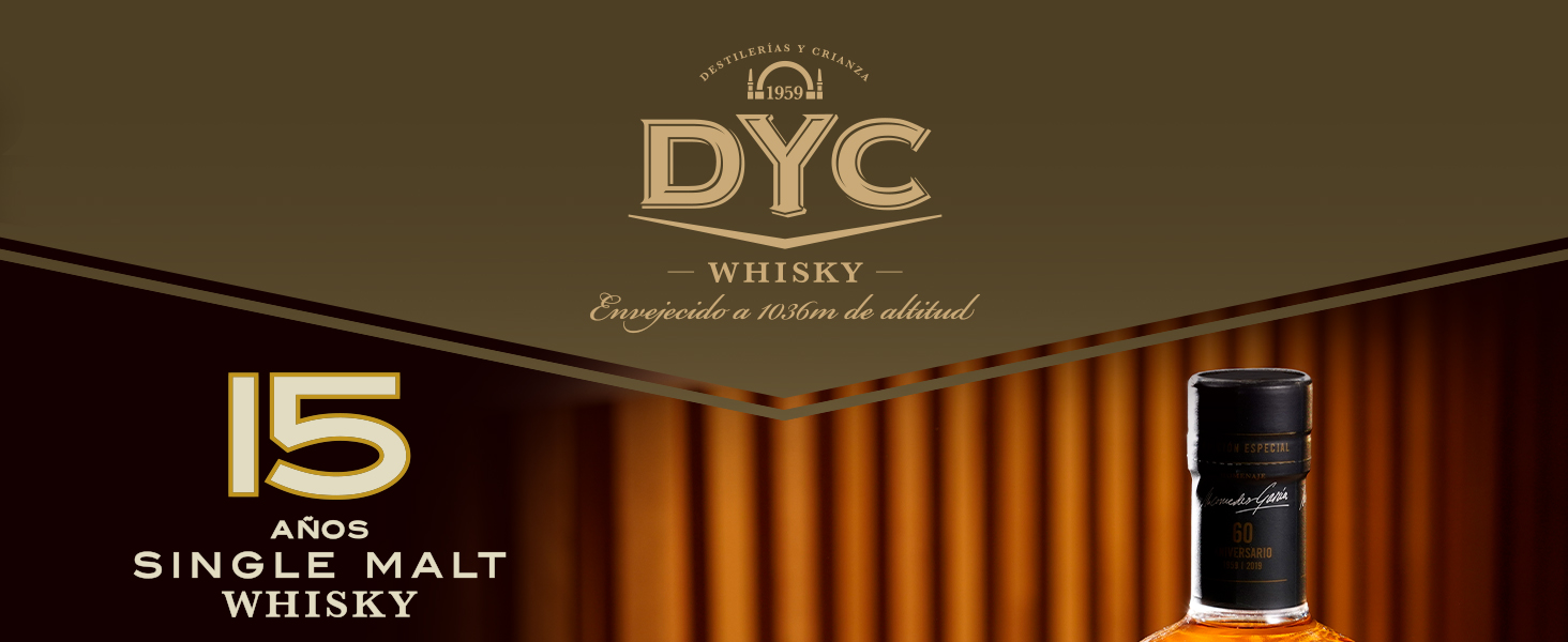 DYC 15 Años Whisky Single Malt Colección Maestros Destiladores 70cl : Amazon.es: Alimentación y ...