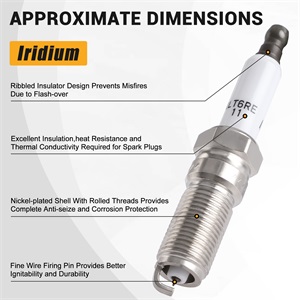 Amazon.com: Pindex 6 Pack Ignition Coils and Iridium Spark Plugs,UF569 41-109 Coil Pack Kits ...