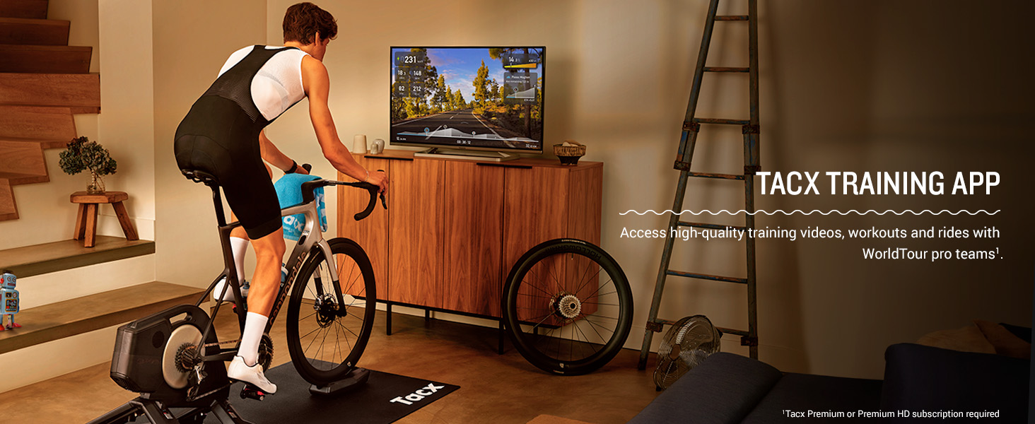 Amazon.com: Garmin TacX NEO 3M Smart Trainer, Multidirectional Movement, Realistic Ride Fee ...