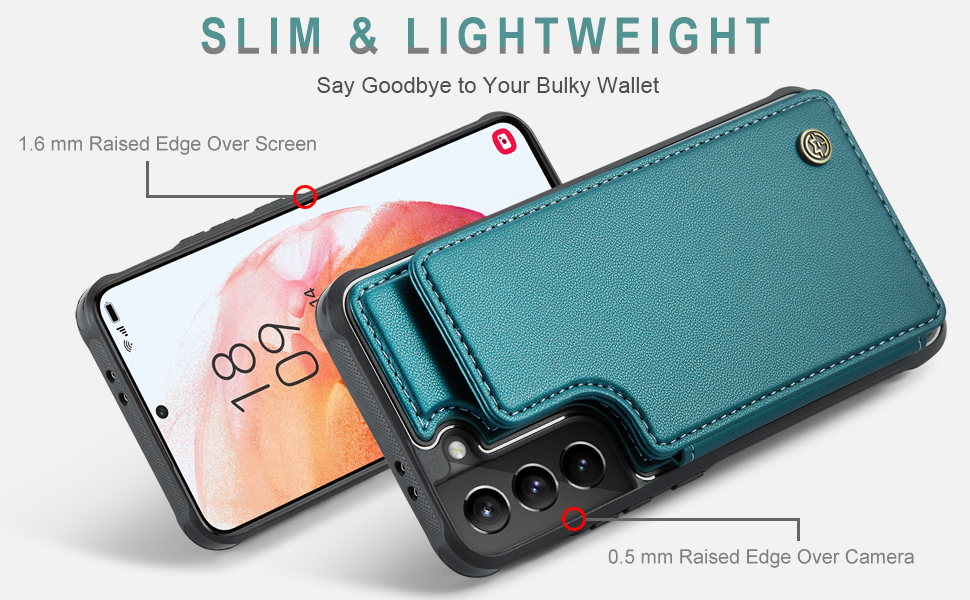 Amazon.com: Vinich for Samsung Galaxy S21 Wallet Case with Card Holder, RFID Blocking Credit ...