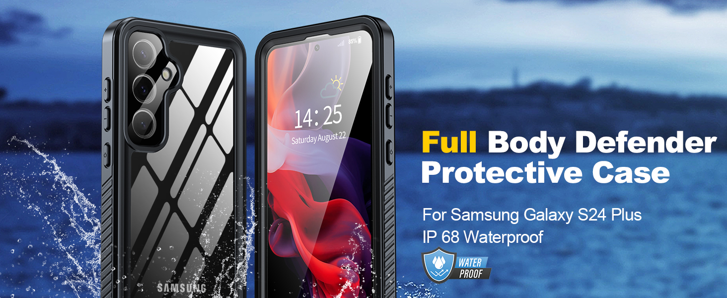 ANTSHARE Waterproof Case for Samsung Galaxy S24 Plus Case, IP68 Waterproof, Samsung S24 Plus ...