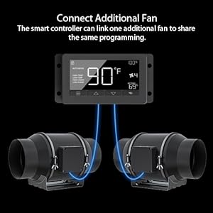 Amazon.com: Toolazy Quiet 8" Inline Duct Fan 831 CFM Ventilation Exhaust Fan EC Motor and ...