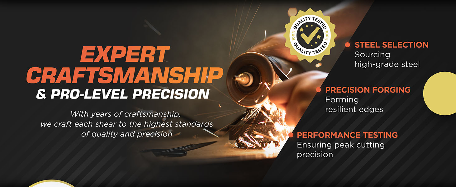 Amazon.com : Fagaci Hair Scissors Professional 5” 440C Steel for Superior Precision, Extremely ...