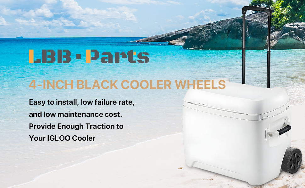 Amazon.com : Cooler Wheel Replacement Kit - Fits 5 Gal Beverage Rollers ...