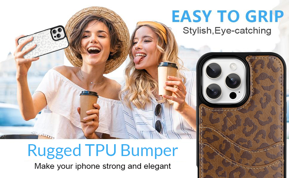 Amazon.com: MOWIME Compatible with iPhone 16 Pro Max Wallet Case with Card Holder (2 Cards ...