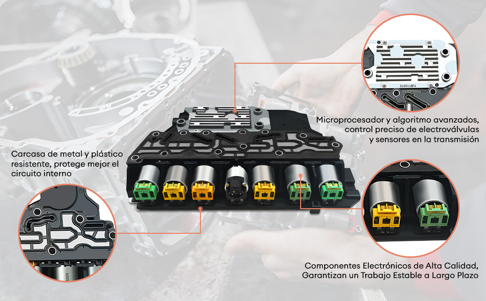 TRANSPEED Refurbish 6T45 6T40 6T30 6T50 TCM Módulo de control de transmisión automática TCM ...