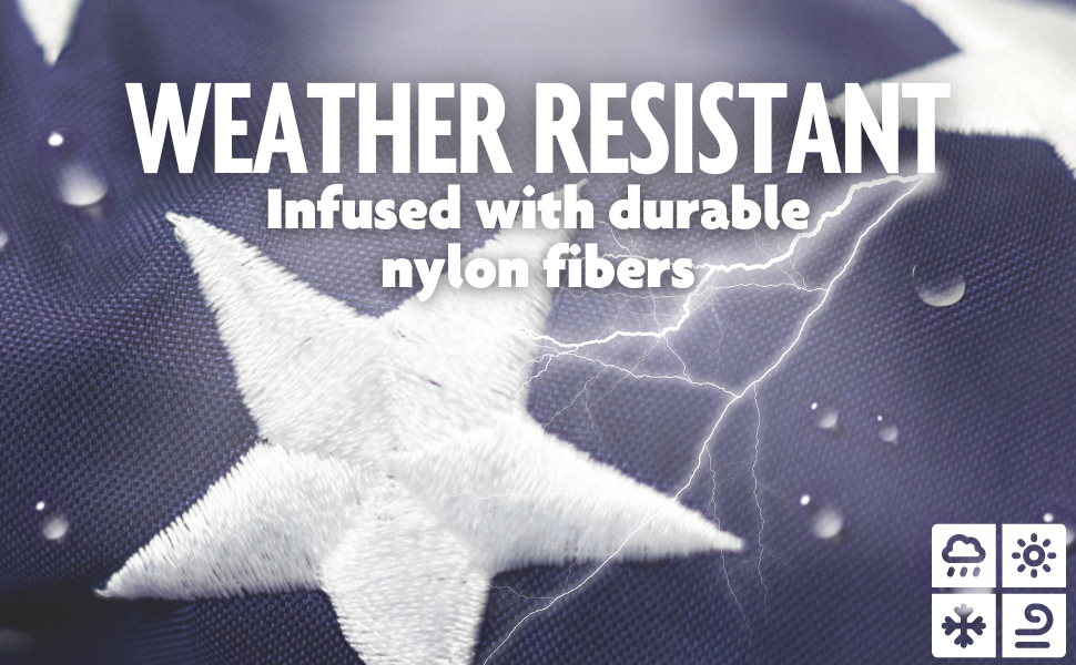 Amazon.com: Carrot-Top Beacon Nylon American Flag for Outside and Inside 5x8 - USA Flag, Outdoor ...