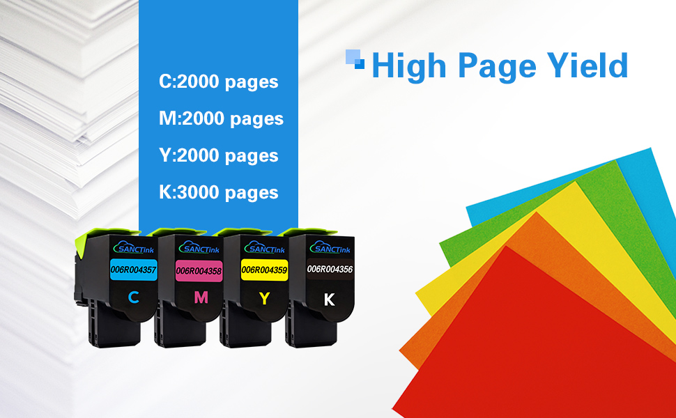 Amazon.com: SANCTink C310 C315 Toner Cartridge Compatible for Xerox C310 C315 Xerox 006R004356 ...