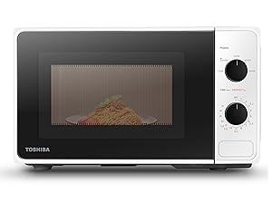Toshiba MW2-MG20PF(BK)/GE Mikrowellenherd 800 W mit knuspriger Grill- & Kombigarfunktion, 5 ...